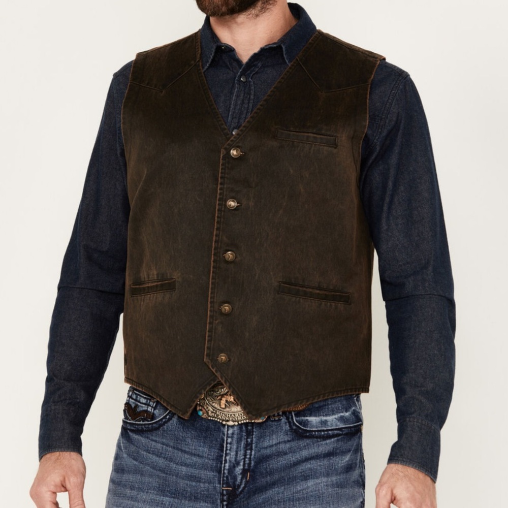 Cody James Men's Pancho Villa Oilskin Button-Front We… - Gem